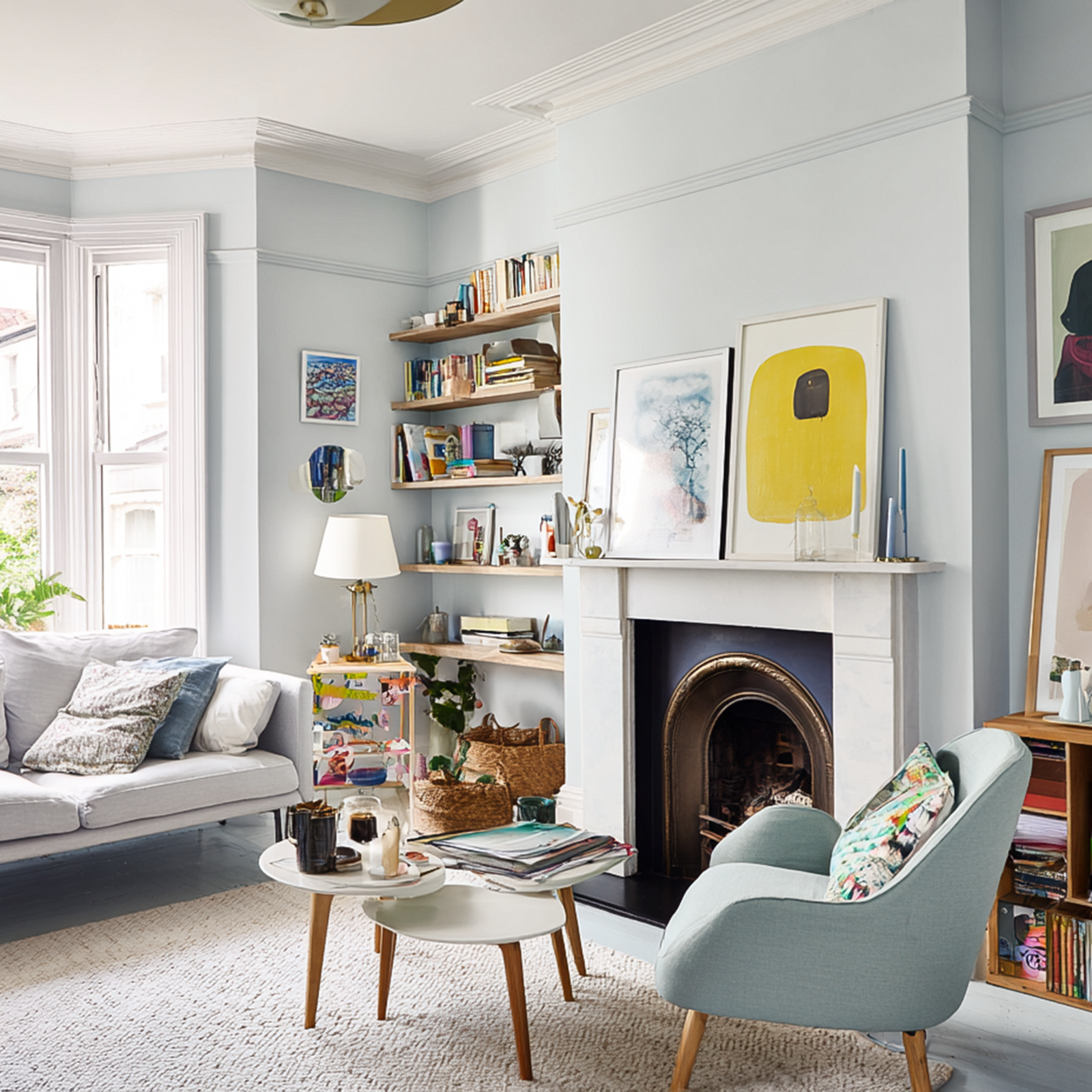 Lavender's Blue - no smell, luxury blue paint