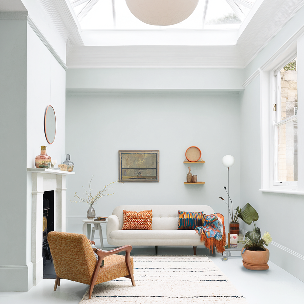 Morning Mist - no smell, luxury blue paint